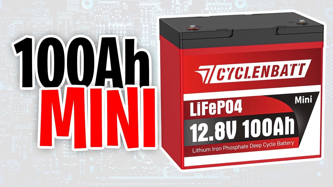 Little Battery With BIG Power - CYCLENBATT 100Ah MINI LiFePO4 Battery ...