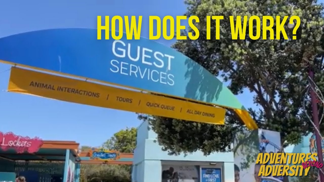Sea World San Diego Disability Pass (RAP) and ECV Rental Walkthrough ...