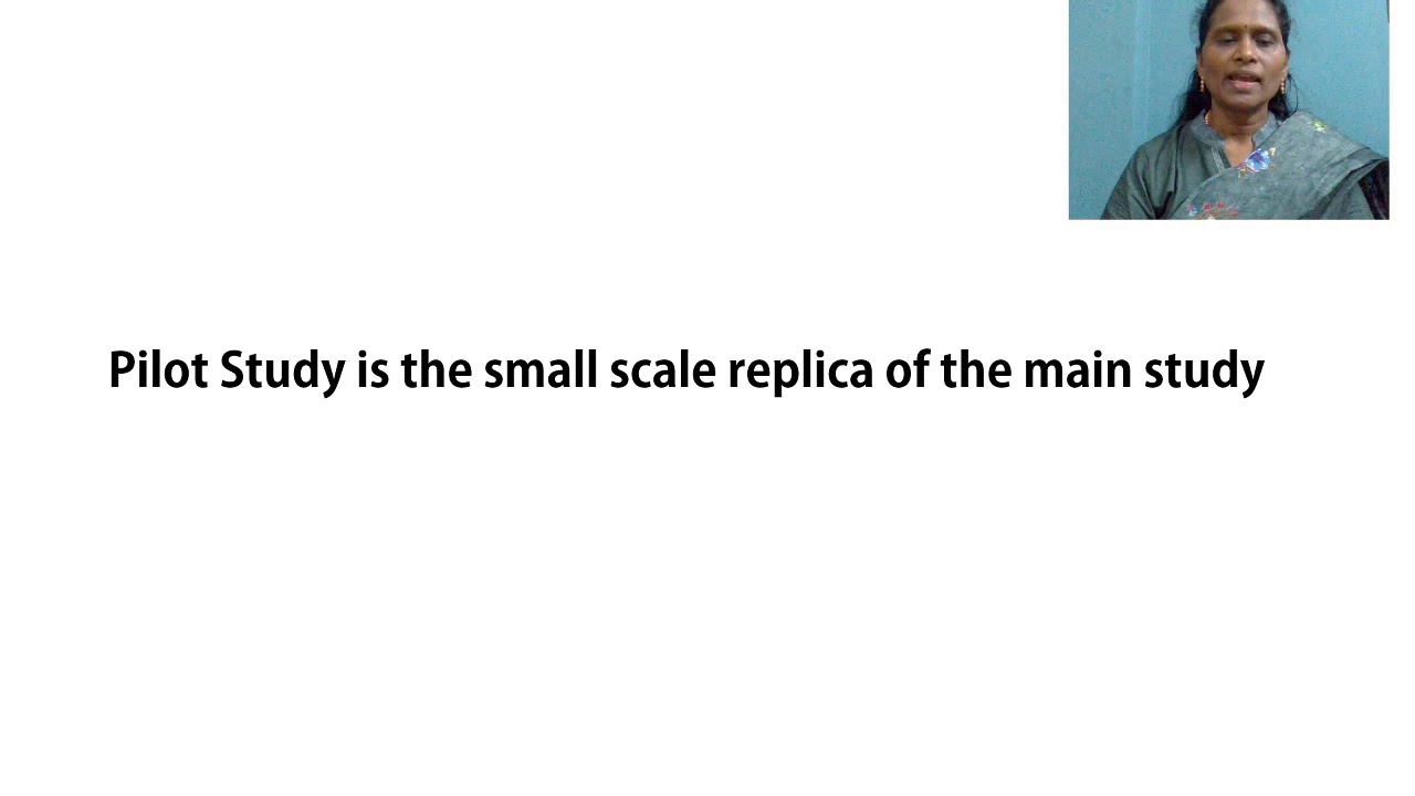 Pre test and pilot study - YouTube