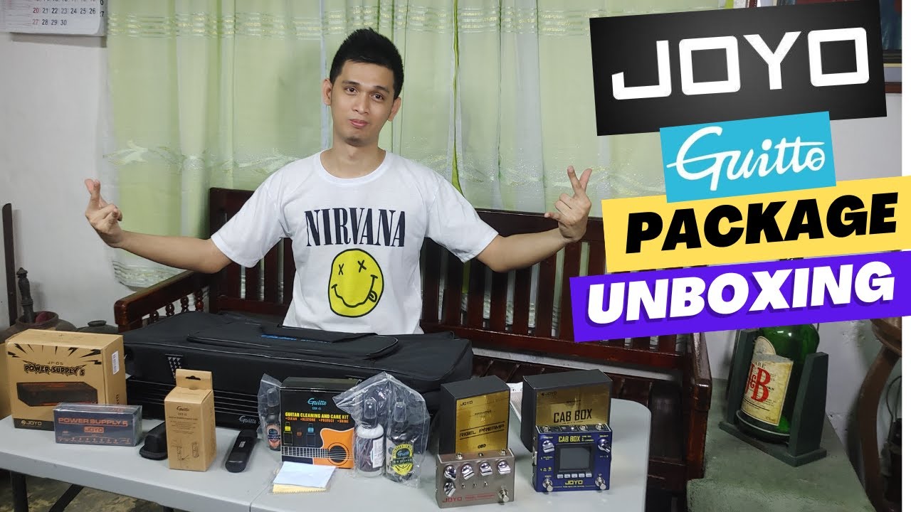 Joyo and Guitto Package Unboxing/Mini Vlog 🤘😂 - YouTube