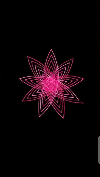 Beautiful flower in python | #turtlegraphics #coding #python #shorts # ...