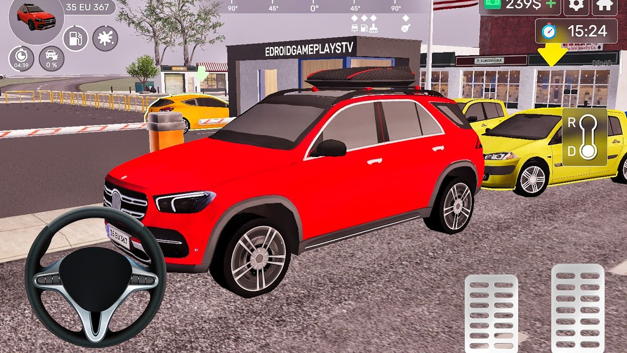 City Car Driving Gameplay: Mercedes SUV Parking 3D - Car Game Android ...