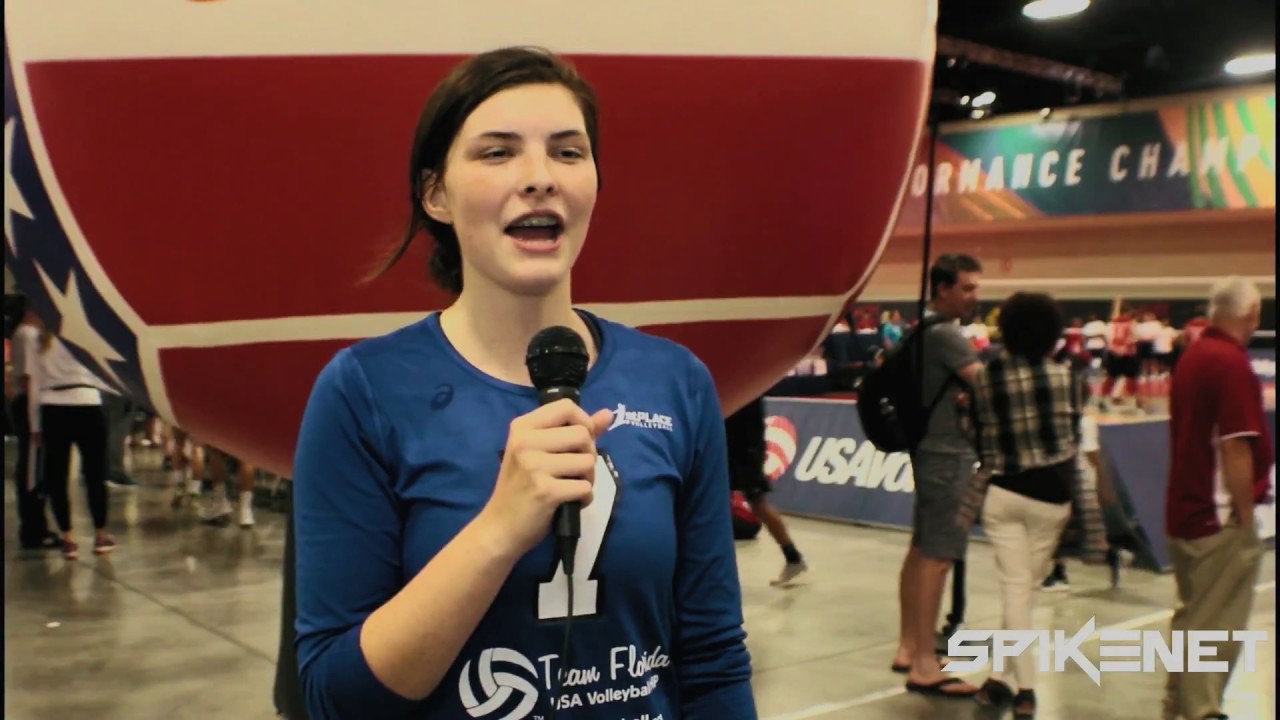 GNY Outside Hitter Madison Salvatoriello Interview - YouTube