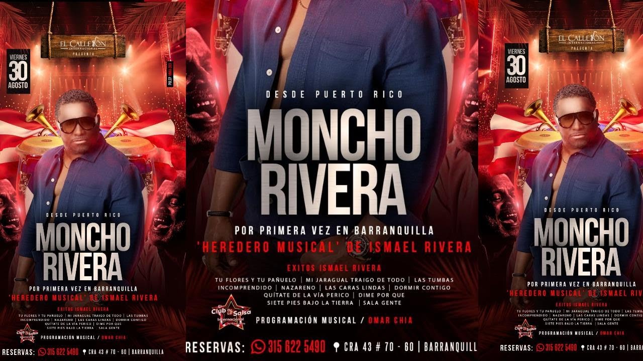 Moncho Rivera en Barranquilla - YouTube