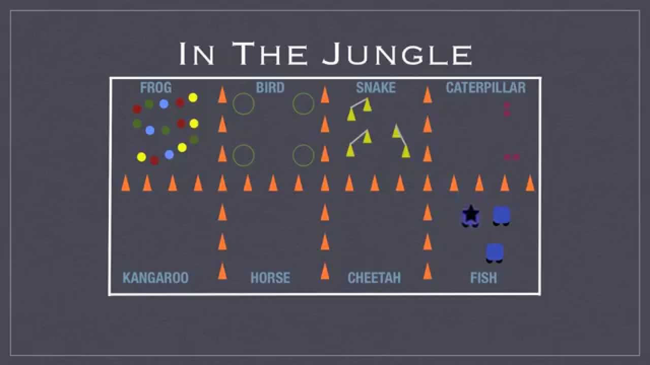 Physed Games - In The Jungle - YouTube