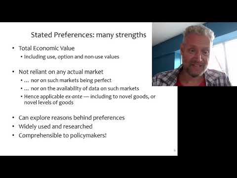 Principles of stated preference methods for environmental valuation ...