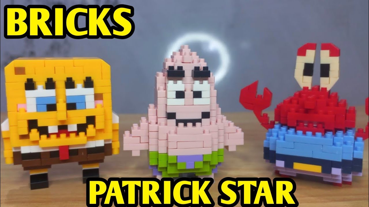 LEGO PATRICK STAR SPONGEBOB SQUAREPANTS DAN TUAN KRABS - YouTube
