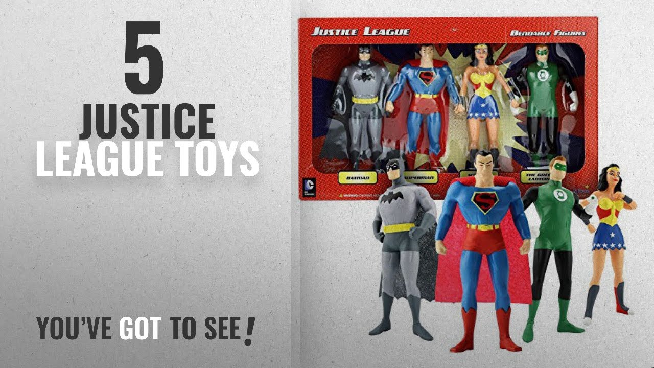 Top 10 Justice League Toys [2018]: Justice League Bendable Boxed Set ...