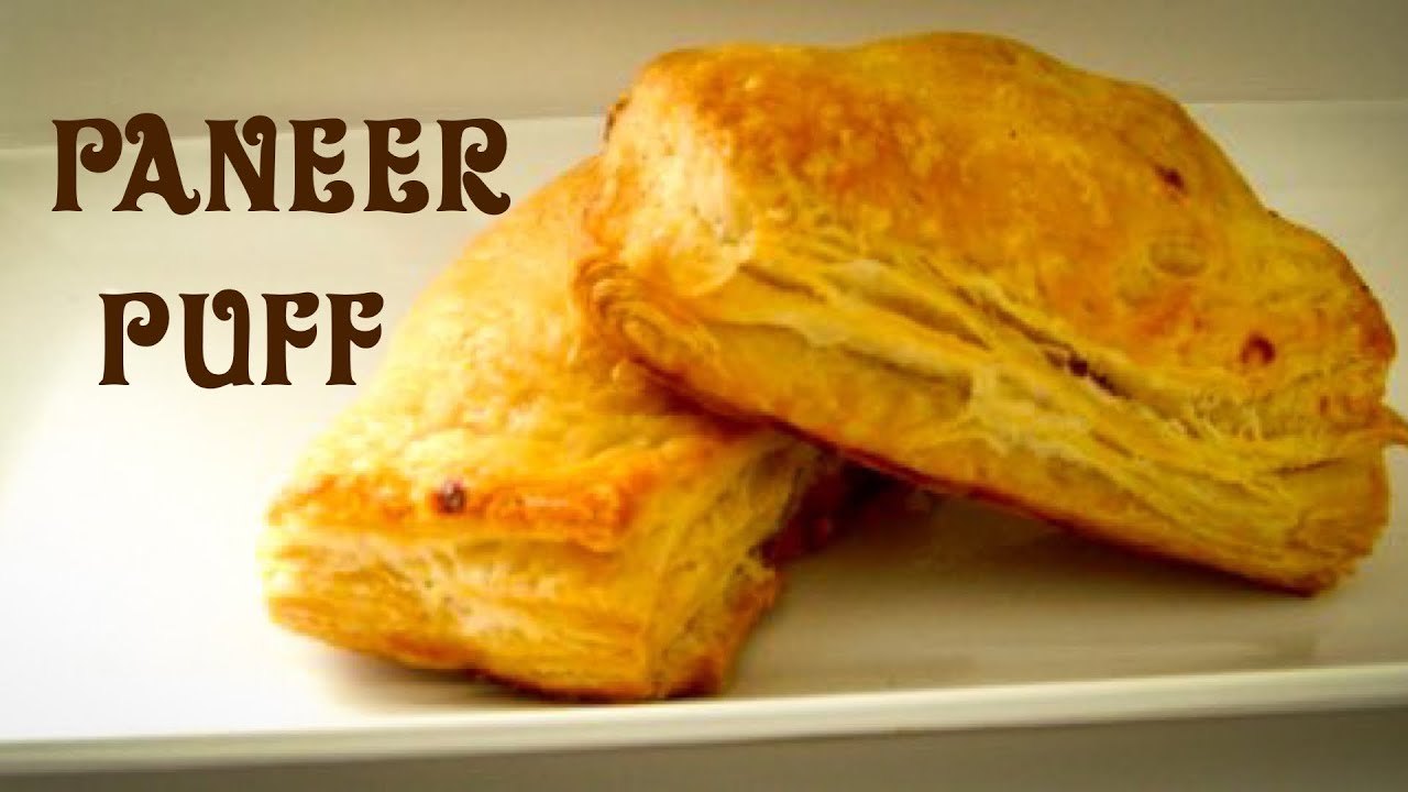 Paneer Puff Recipe | How to make paneer puff pastry | Indian Snack ...