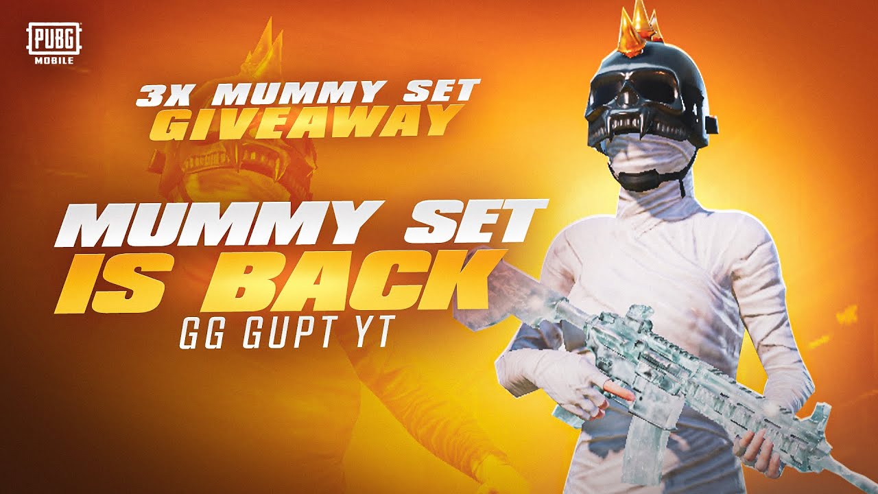 Mummy set is back | Mummy set lucky crate | Mummy back in pubg | Mummy ...