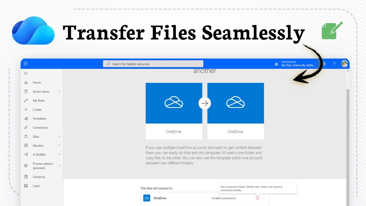 How to transfer files from an old OneDrive to another - YouTube
