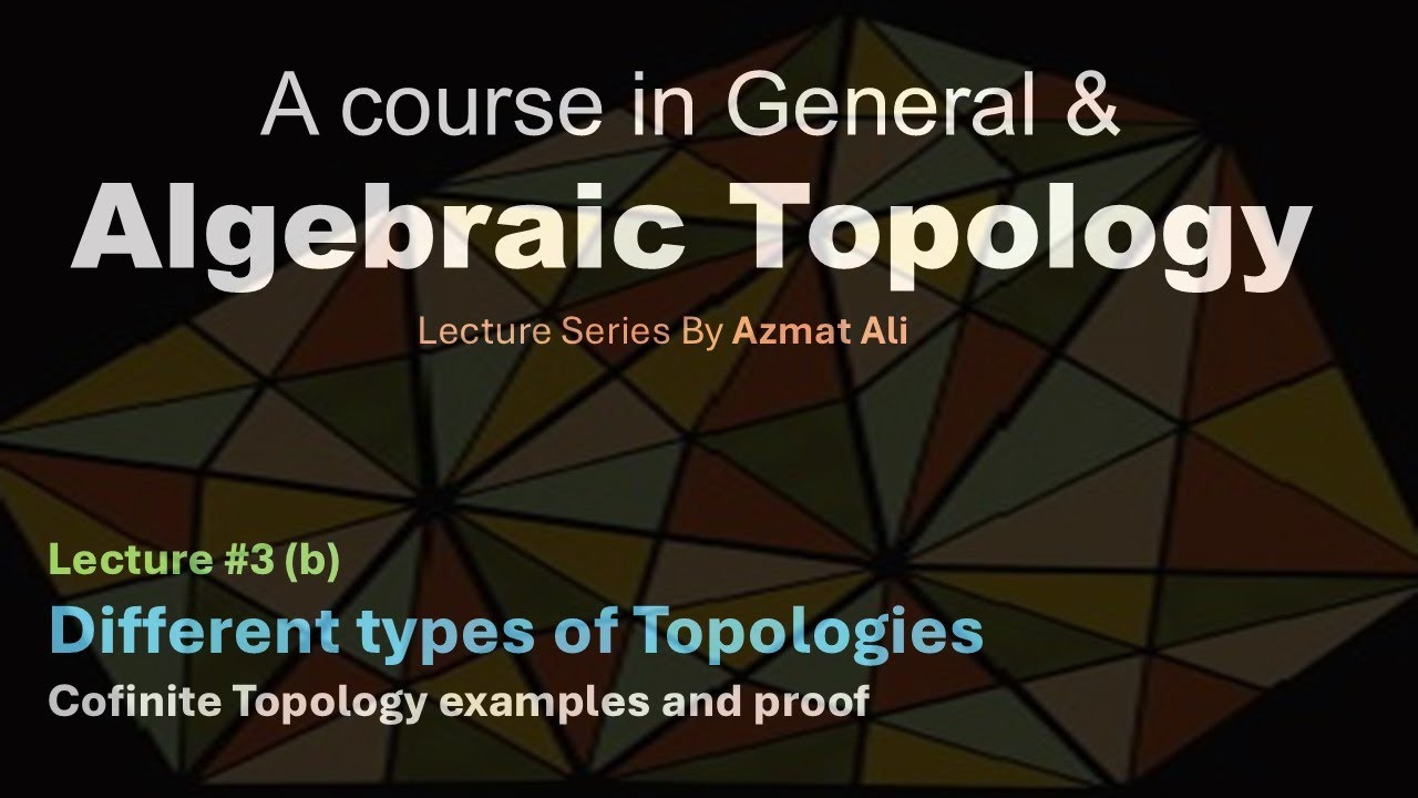 3b. Definition of Cofinite Topology with examples || Cofinite Topology ...