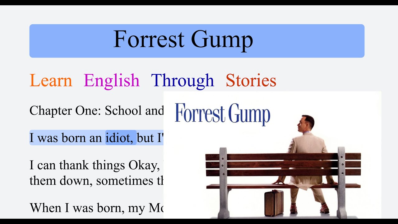 Forrest Gump | Learn English Trough Short Stories | Improve Your ...