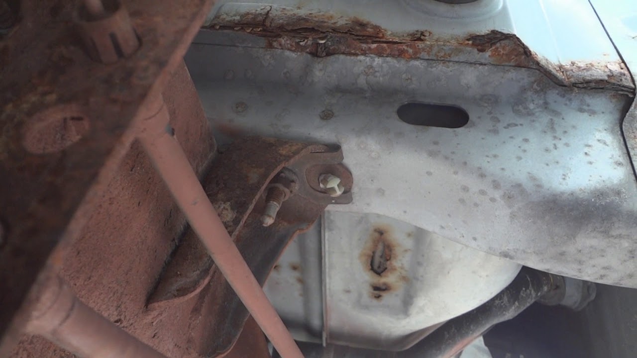 How to fix rust under your car - YouTube
