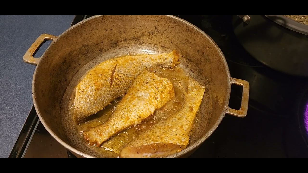 curry chicken breast/fried fish - YouTube