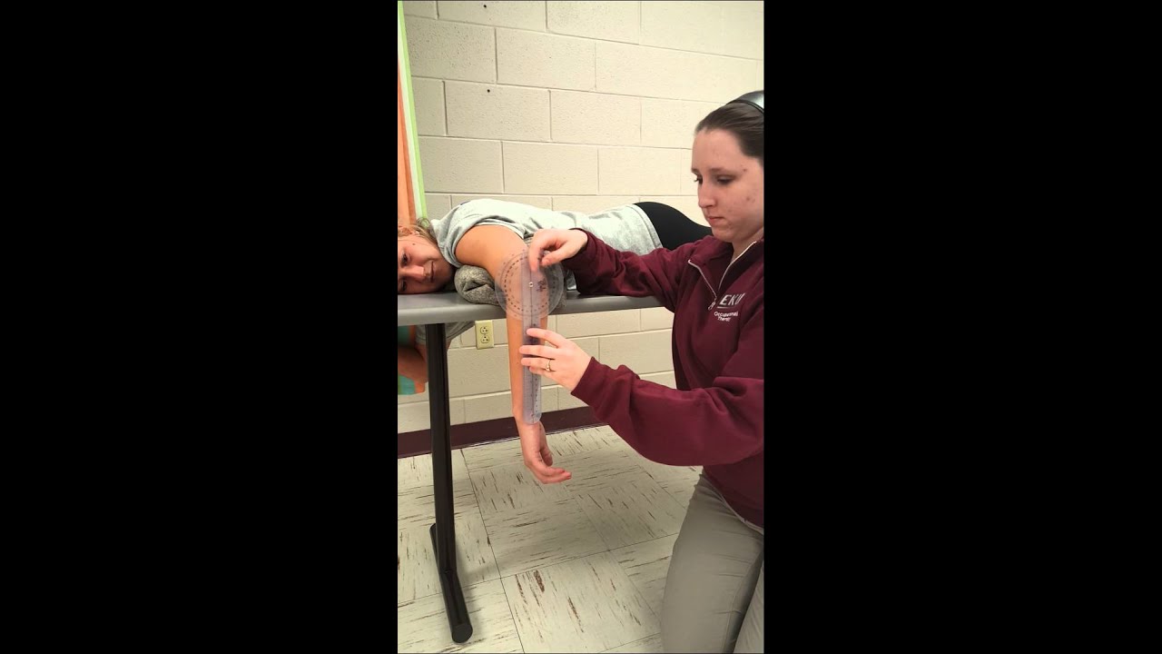 PROM Shoulder Internal Rotation - YouTube
