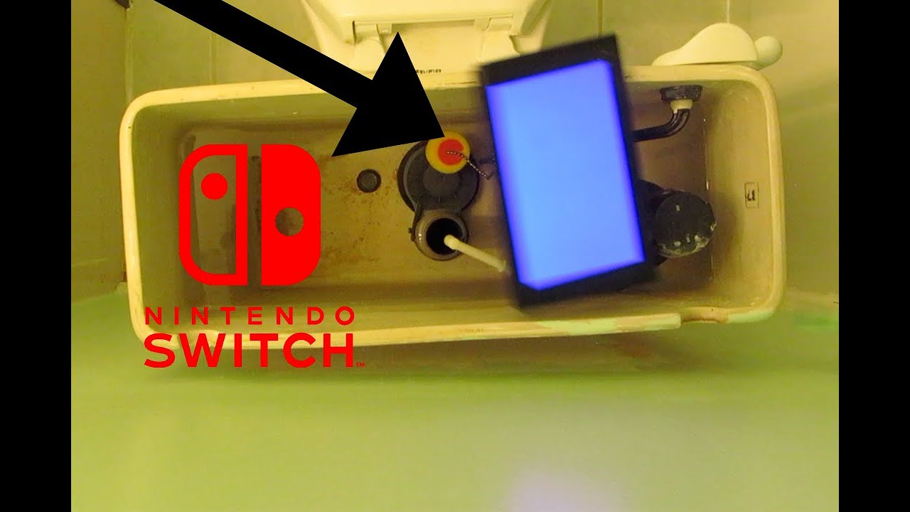 Nintendo Switch - Dropped in a toilet bowl - YouTube