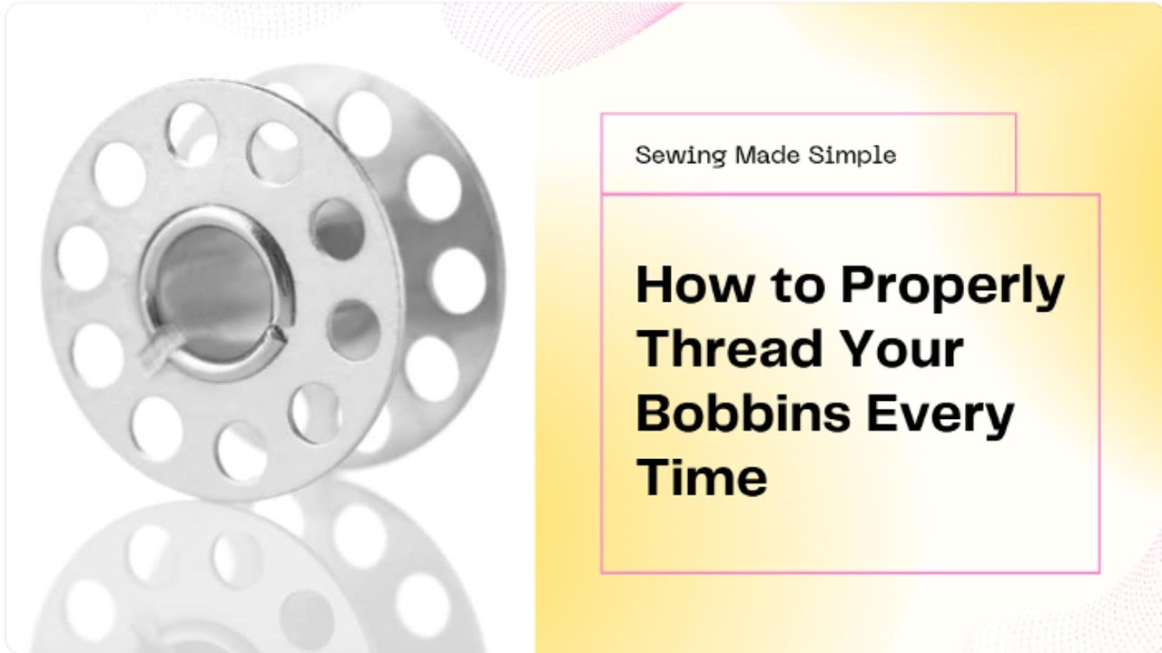 How to thread your bobbin | Ep 3| Singer 4423 - YouTube