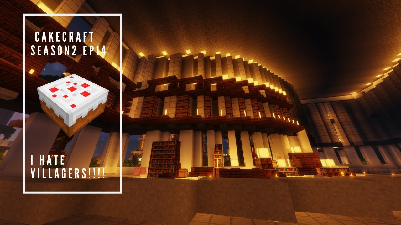 cakecraft season 2 ep14 I HATE VILLAGERS!! - YouTube