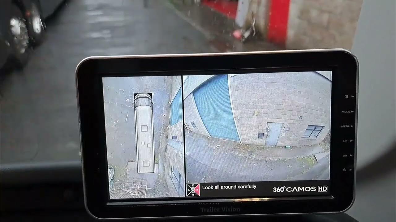 Tourismos fitted with Trailer Vision Omni Vue 360 Systems - YouTube