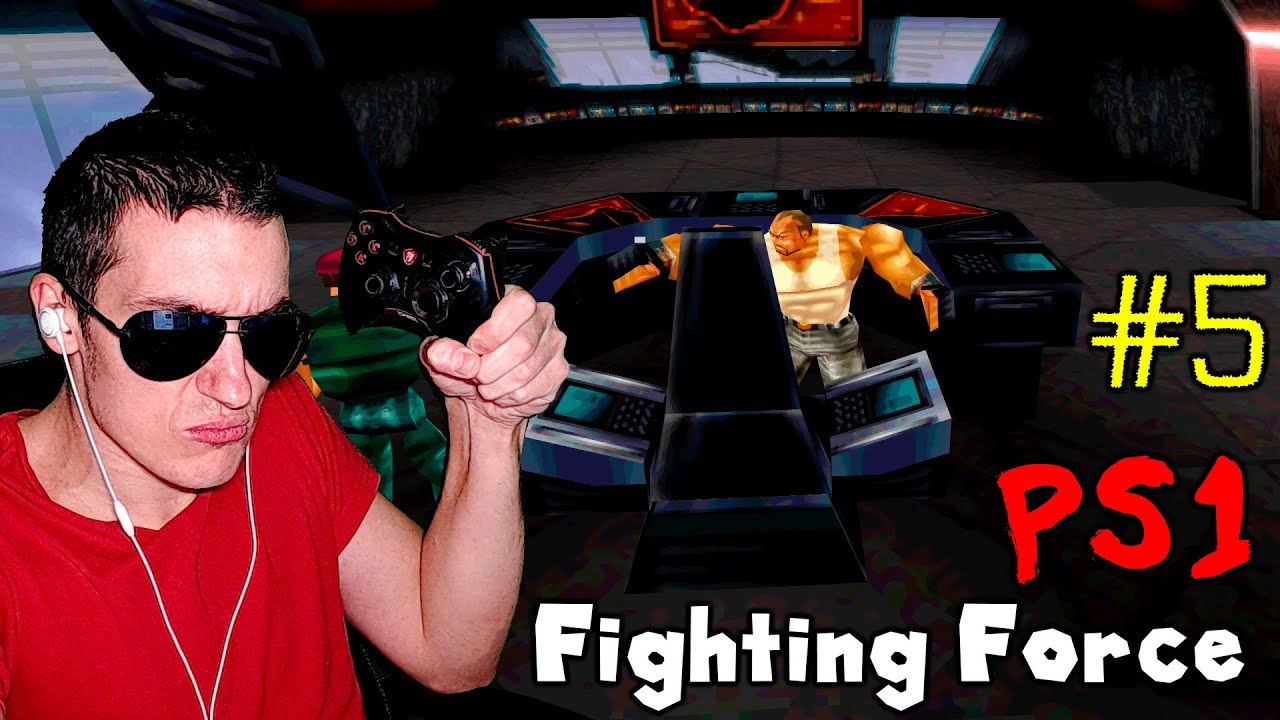 Fighting Force[PS1] - Бомбардировщик #5 - YouTube