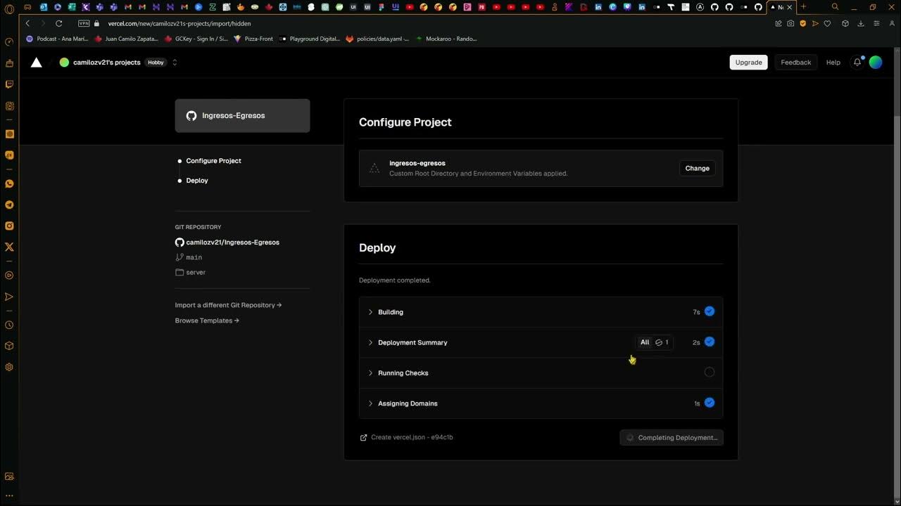 Deploy Application Node + React / Vite-React in Vercel (Despliegue React Node) - YouTube