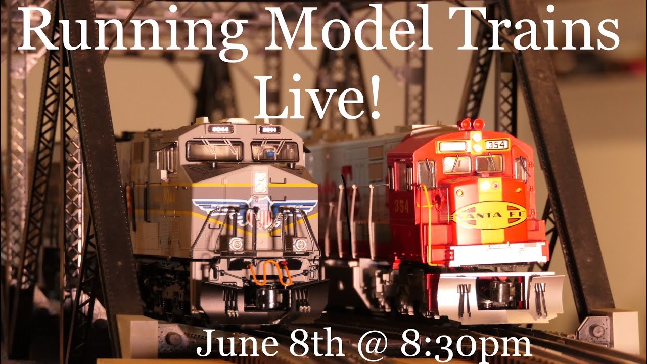Running Model Trains LIVE (with Connecticut Rail Films) - YouTube
