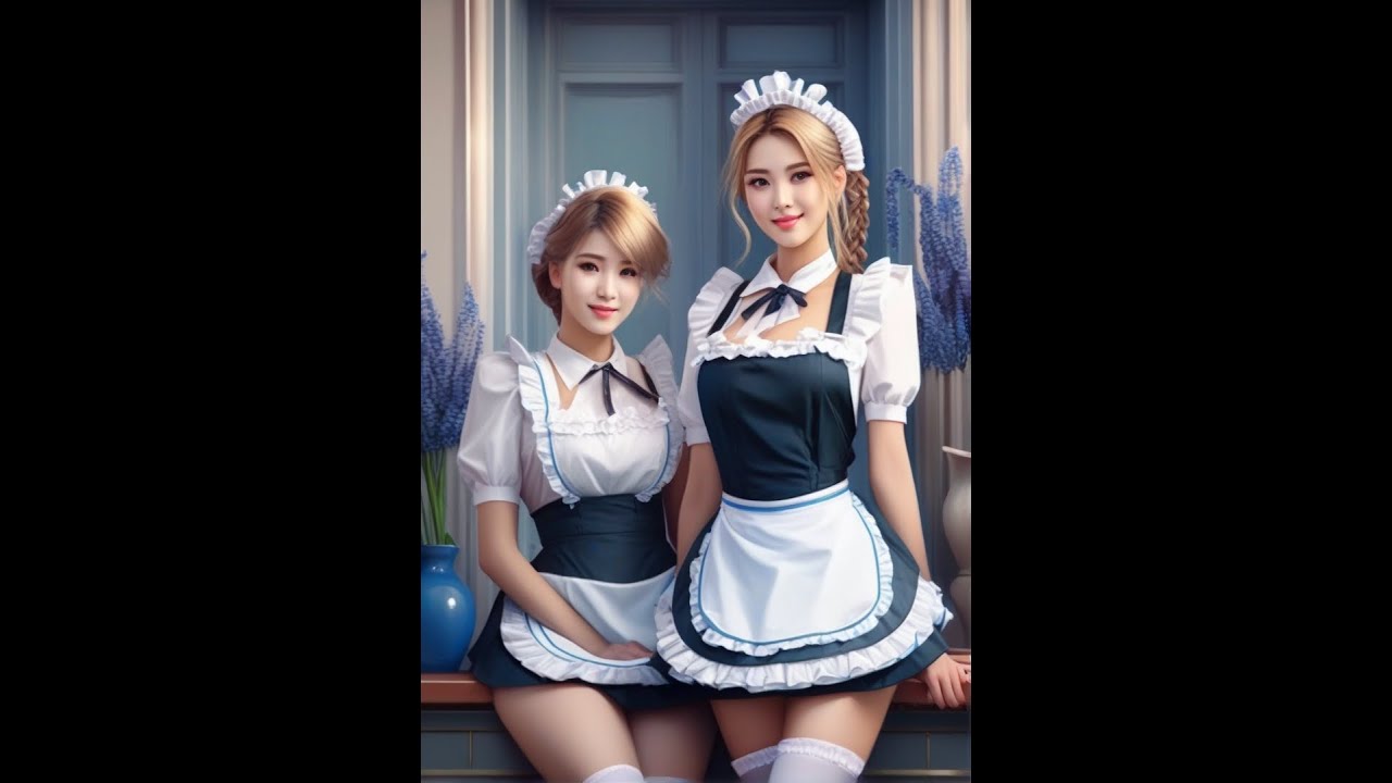 Beautiful Fantasy AI art 203 (Maids P3 edition) - YouTube