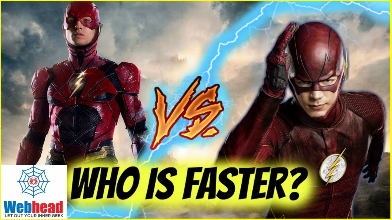 Flash vs. Flash! Grant Gustin Flash vs. Ezra Miller Flash! Who is The ...