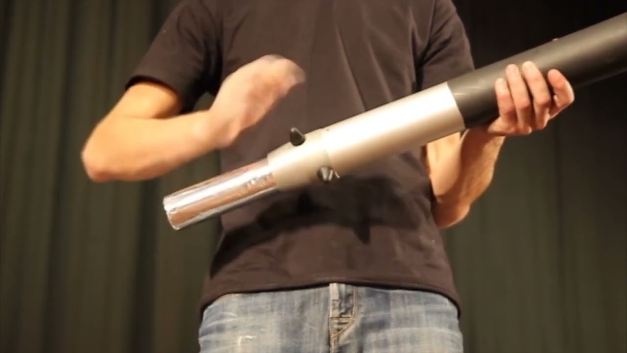 T-shirt launcher - YouTube