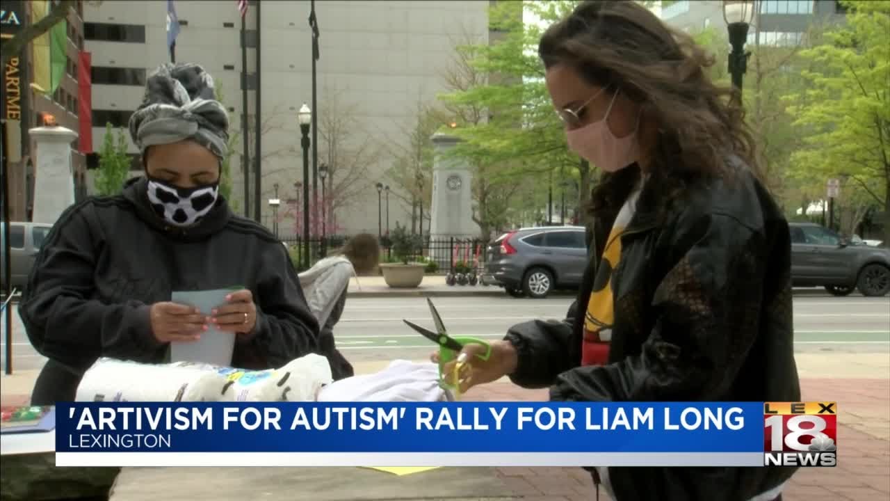 Rally in support of Liam Long - YouTube