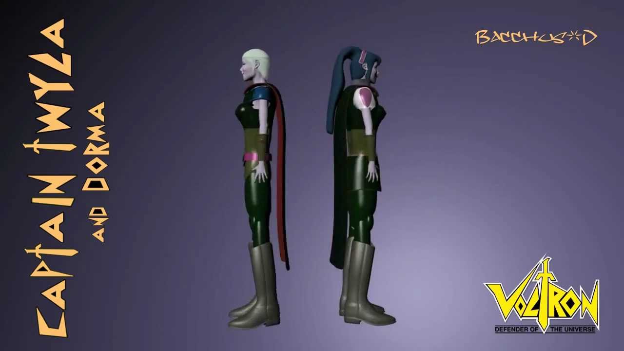 Captain Twyla and Dorma - Classic Voltron - YouTube