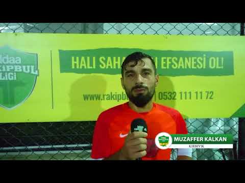 MUZAFFER KALKAN  /KIRBIYIK MAC SONU RÖPORTAJ  iddaa Rakipbul Ligi 2017