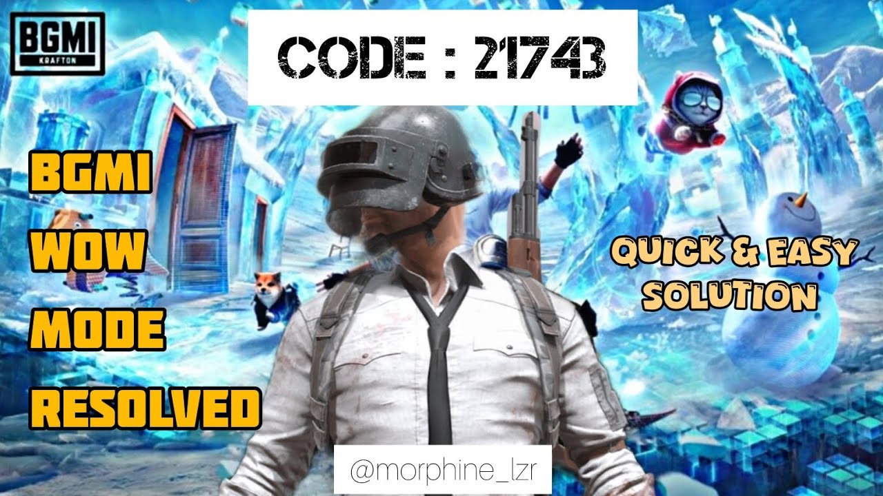 CODE : 21743 Bgmi Wow Mode | Easiest way to solve this mode | #bgmi # ...