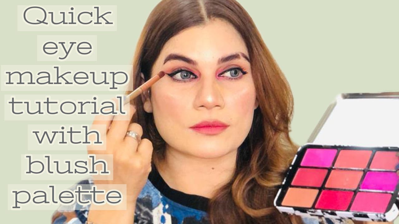 Are you ready to watch quick eye makeup tutorial with blush palette?? Here’s how.. | Ghazal G ...