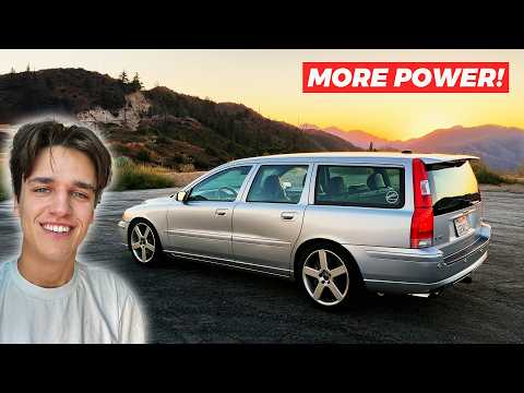 Einbau eines Fallrohrs und einer ECU-Abstimmung in meinen Schrott-Volvo V70R!