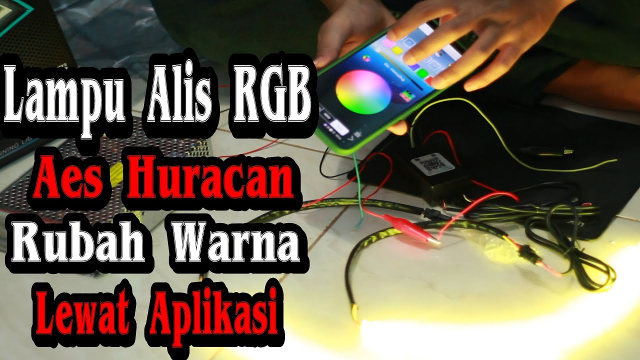 REVIEW DAN TUTORIAL CARA PASANG LAMPU ALIS AES RGB - PASANG DI VARIO ...