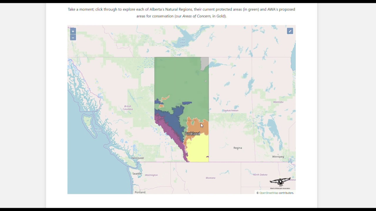 Introducing the Wild Alberta Interactive Map - YouTube