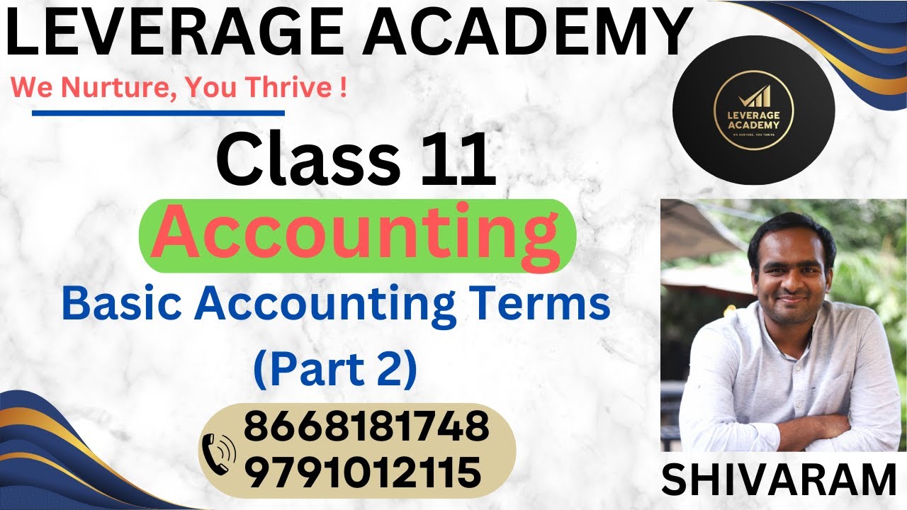 Basic Accounting Terms (part 2) - YouTube