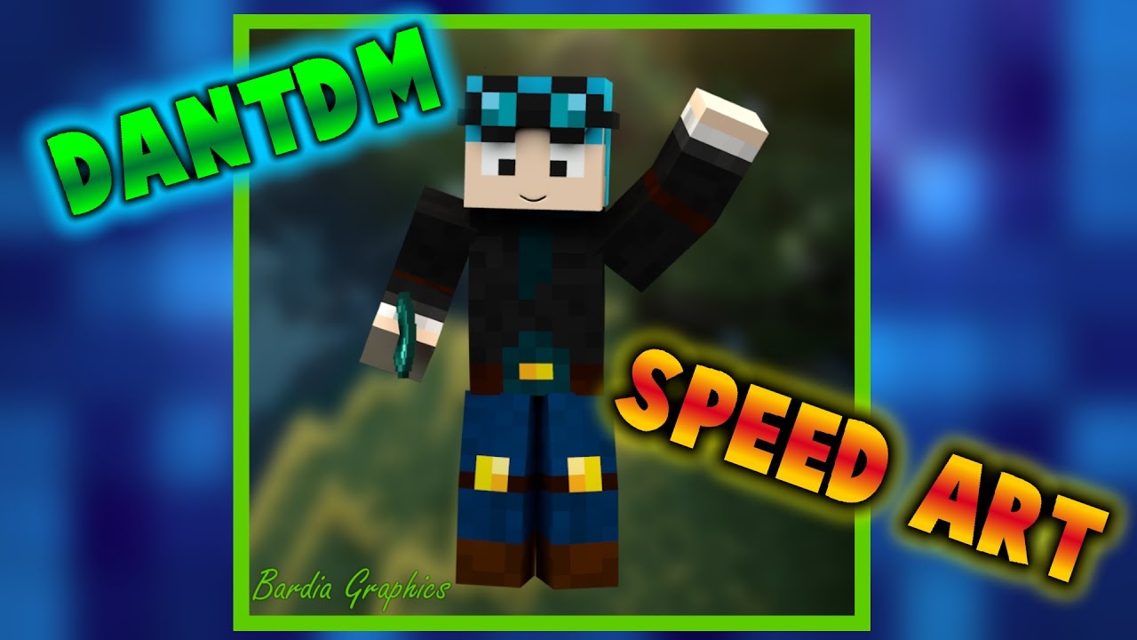 DanTDM Profile Picture Speed Art + Download - YouTube