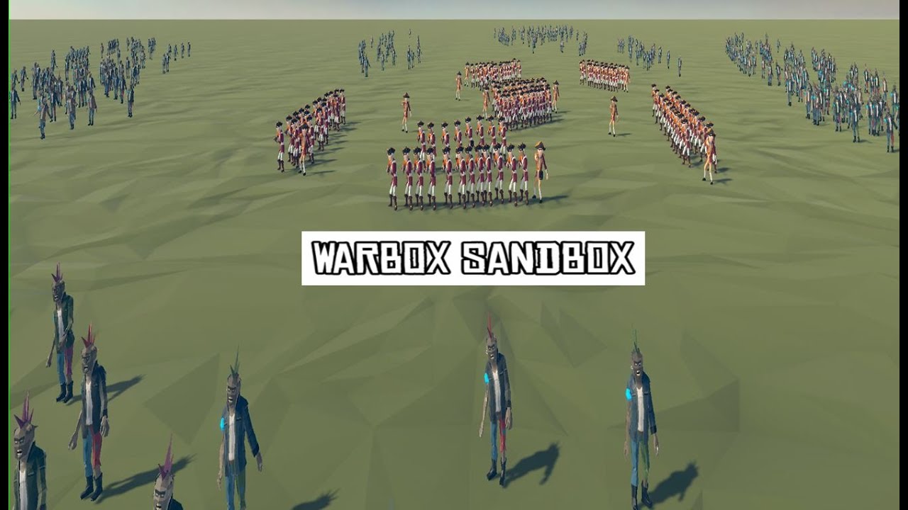 Warbox Sandbox - King of the hill 500 Punk Rock Zombies vs 150 British ...