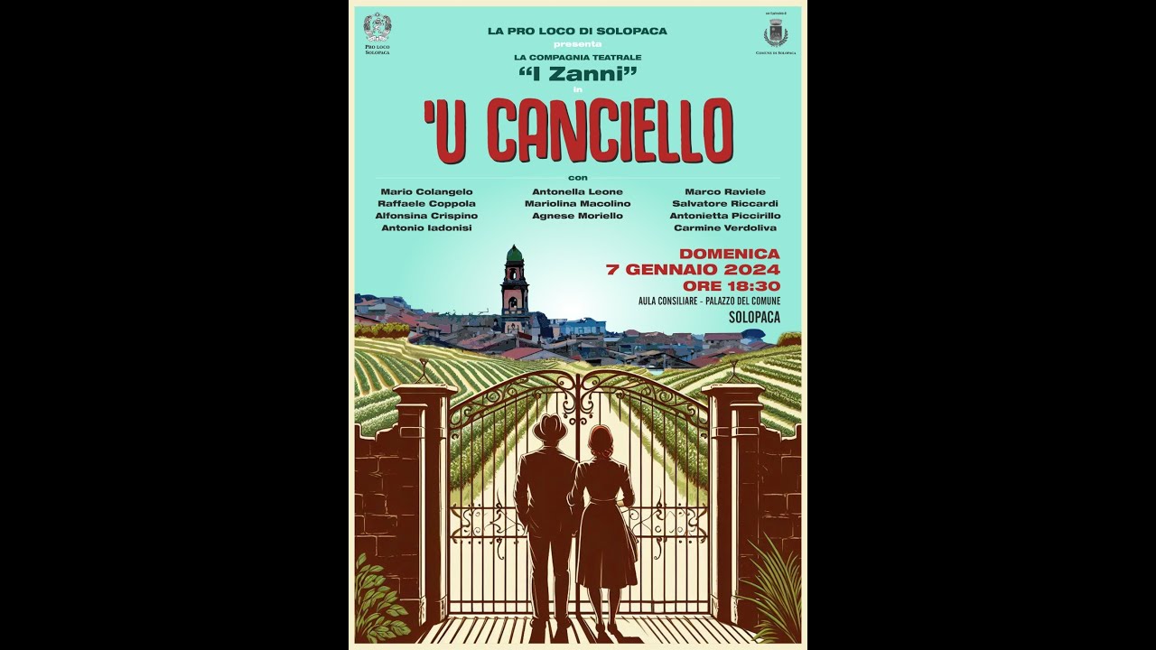U' CANCIELLO - farsa presentata dalla Compagnia teatrale " I ZANNI" di ...