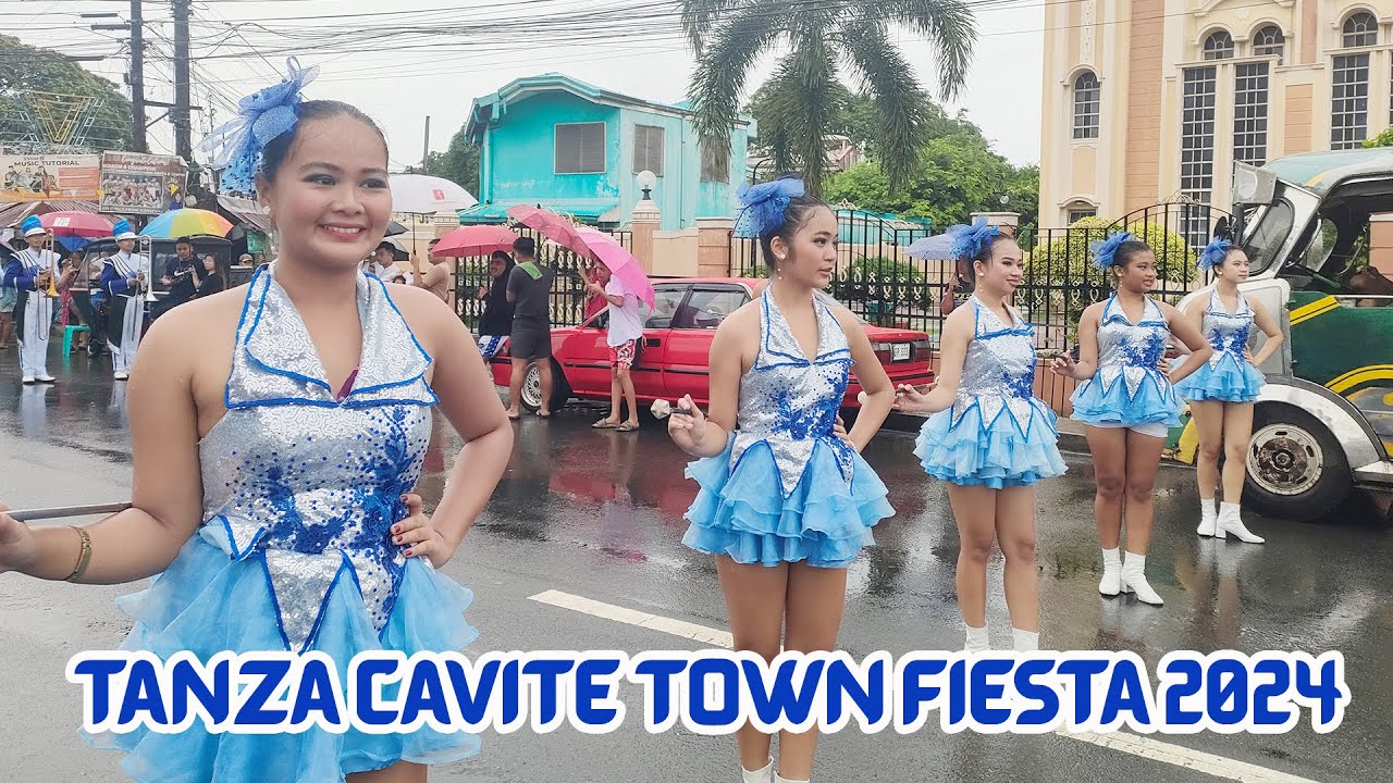 TANZA CAVITE TOWN FIESTA 2024 - Marching Band Parade - YouTube