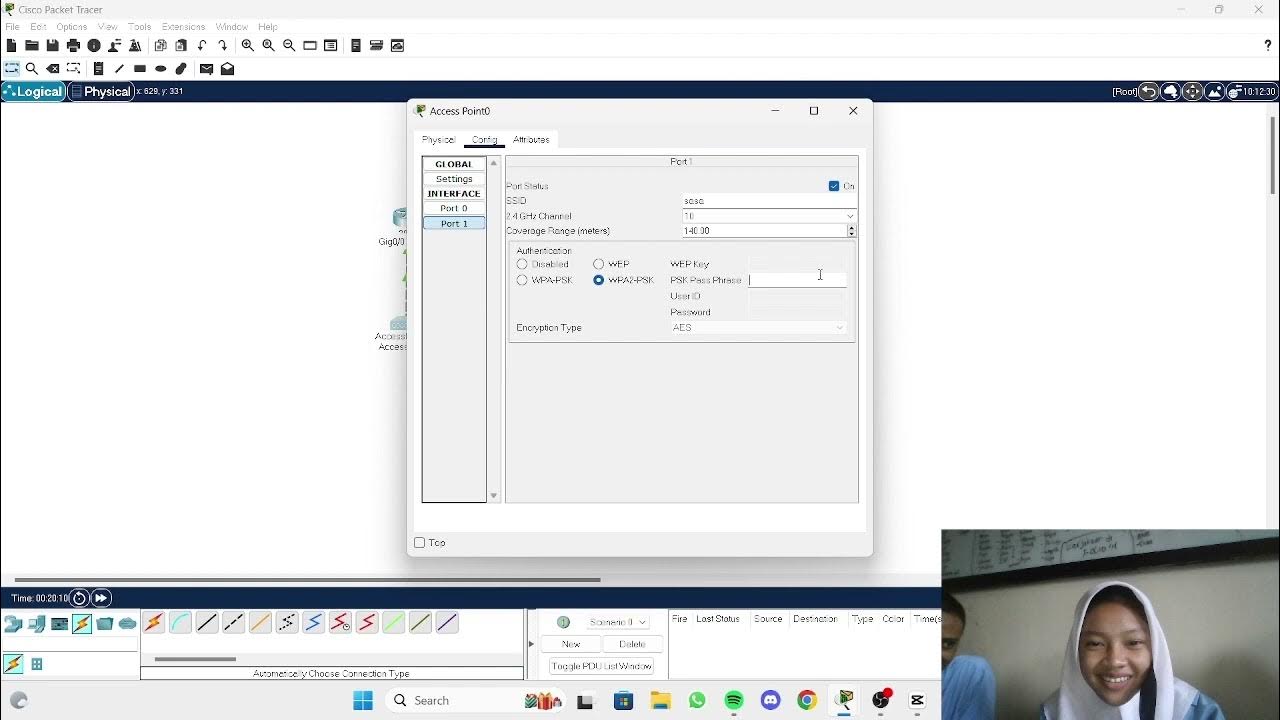 TUTORIAL ACCESS POINT MENGGUNAKAN CISCO PAKET TRASER - YouTube