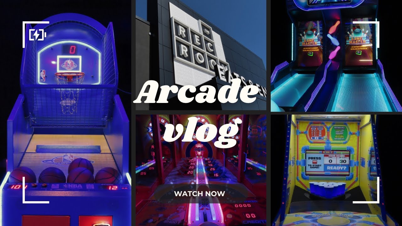 Arcade vlog - Rec Room Barrie, ON - YouTube
