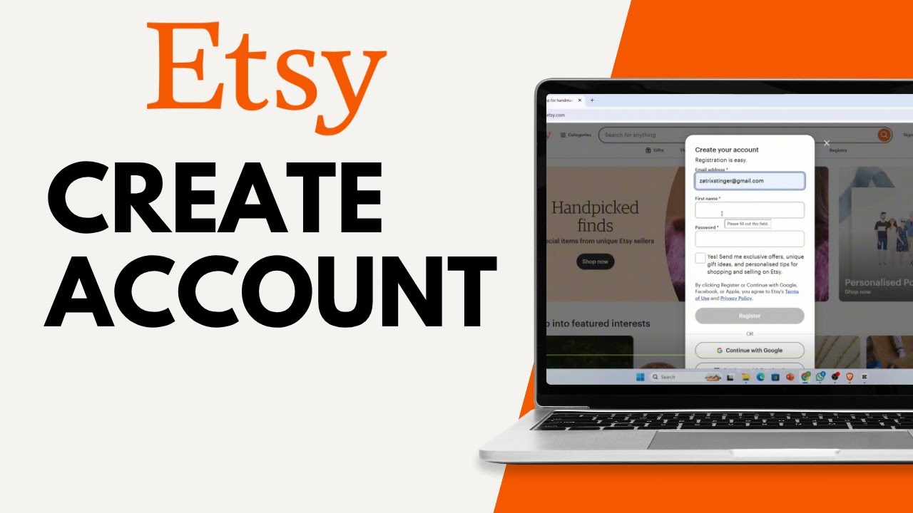 How to Create Etsy Account - YouTube