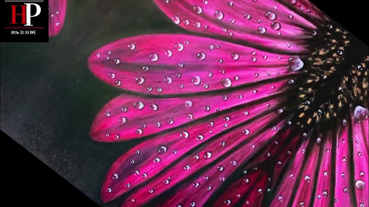 Water Drops Painting / Step By Step Acrylic Painting / How To Paint ...