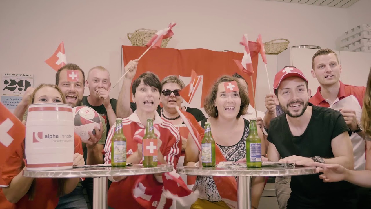 Hopp Schwiiz! - alpha innotec Schweiz im WM Fieber - YouTube