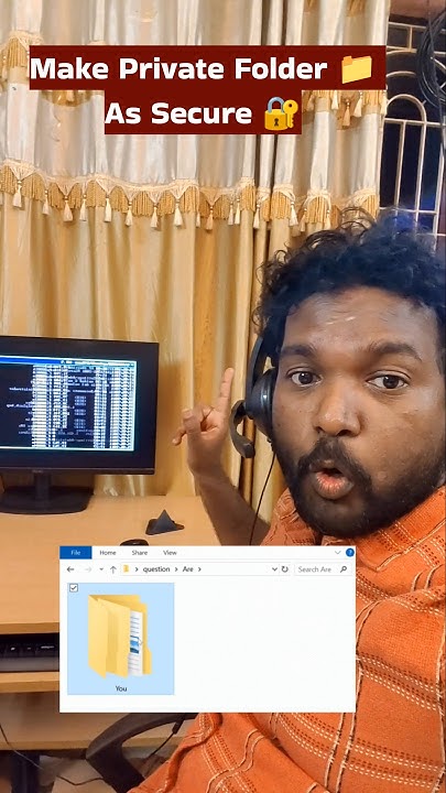 How To Protect PC Folder 📂 - YouTube