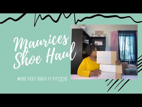 Maurice's Shoe Haul/wide feet try on!!!!!!! - YouTube